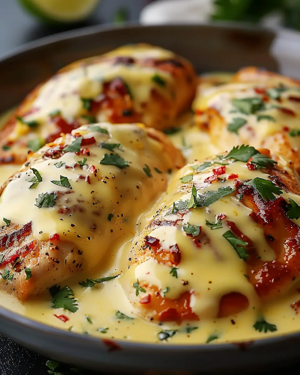 Mexican Chicken with Cheese Sauce Recipe